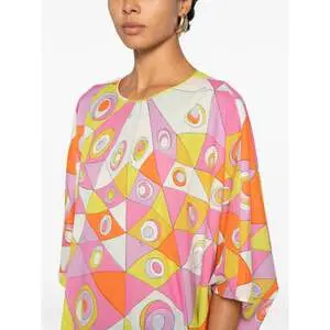 Emilio Pucci Iride Print Day Dress