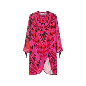 Emilio Pucci Iride Print Day Dress - Pink