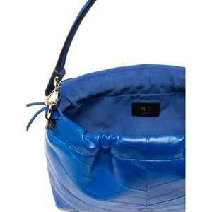 Fendi Light Embroidered Shoulder Bag - Blue