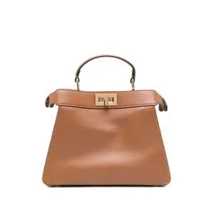 Fendi Neutrals Tote Bags - Cream