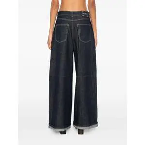 Max Mara Denim Wide-leg Jeans - Blue