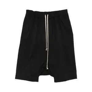Rick Owens Shorts Drop-crotch Shorts - Black