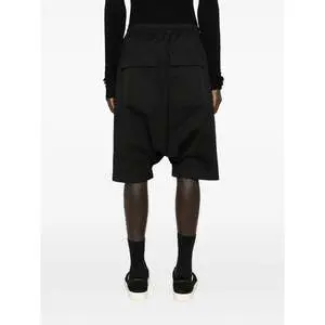 Rick Owens Drop-crotch Drawstring Shorts - Black