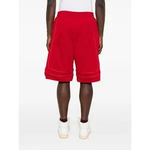 Rhude Polyester Bermuda Shorts With Logo Detail
