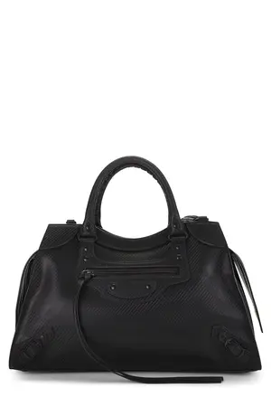 Balenciaga Coated Canvas Neo Classic City - Black