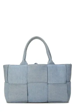 BOTTEGA VENETA Blue Maxi Intrecciato Arco Tote Mini
