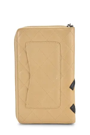 Chanel Calfskin Cambon Zippy Organizer