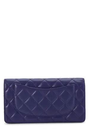 Chanel Quilted Lambskin Classic Long Yen Wallet
