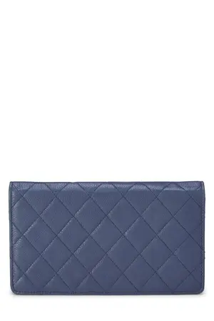 Chanel Quilted Lambskin Classic Long Yen Wallet