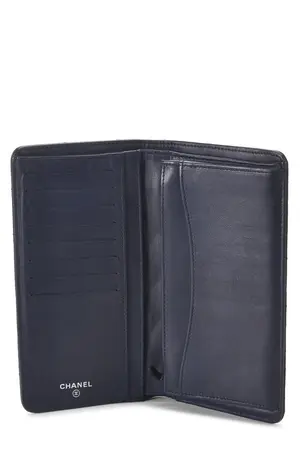 Chanel Quilted Lambskin Classic Long Yen Wallet