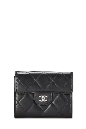 Chanel Lambskin Classic Flap Card Holder