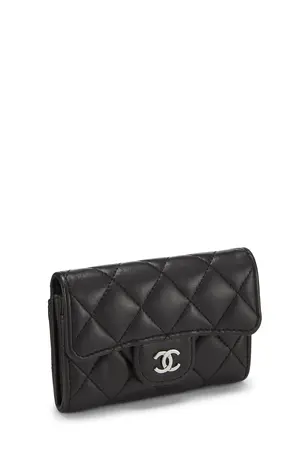 Chanel Lambskin Classic Flap Card Holder