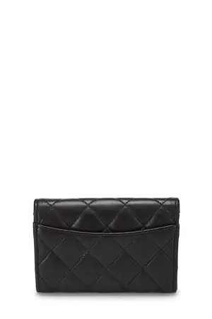 Chanel Lambskin Classic Flap Card Holder