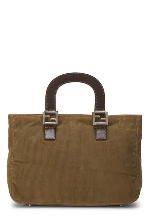 Fendi Corduroy Handbag