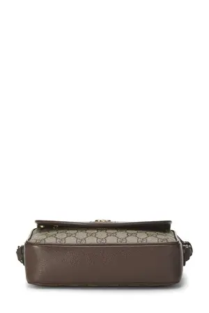 Gucci Gg Supreme Ophidia Shoulder Bag - Brown
