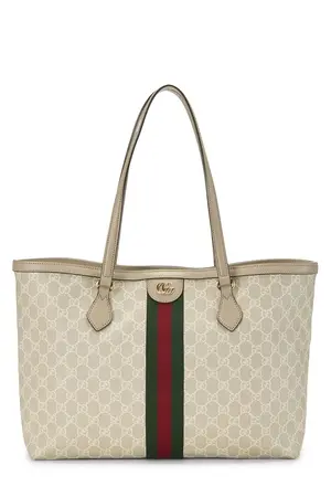 Gucci Ophidia Gg Supreme Canvas Tote - Beige