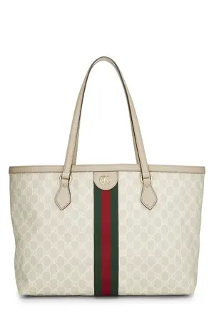 Gucci Ophidia Gg Supreme Canvas Tote - Beige