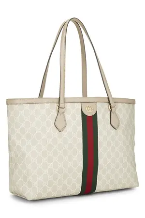 Gucci Ophidia Gg Supreme Canvas Tote - Beige
