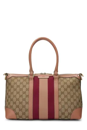 Gucci Gg Vintage Web Convertible Tote