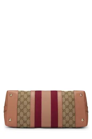 Gucci Gg Vintage Web Convertible Tote