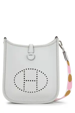 Hermès Clemence Evelyne Amazone Bag - Blue Pale
