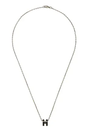 Hermès Pop H" Necklace - Black