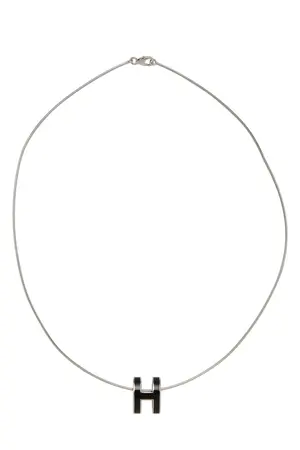 Hermès Hermès Pop H Necklace Black