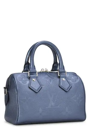 LOUIS VUITTON Metallic Monogram Empreinte Speedy Bandouliere 20