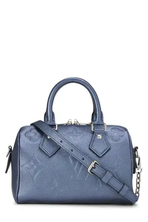 LOUIS VUITTON Metallic Monogram Empreinte Speedy Bandouliere 20