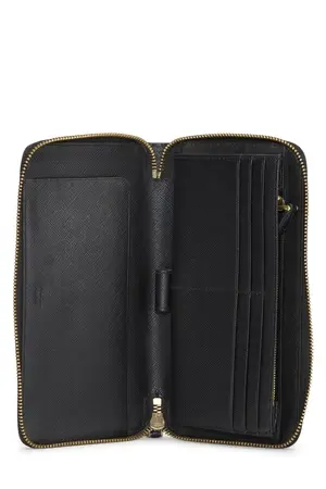 Prada Saffiano Zip Wallet
