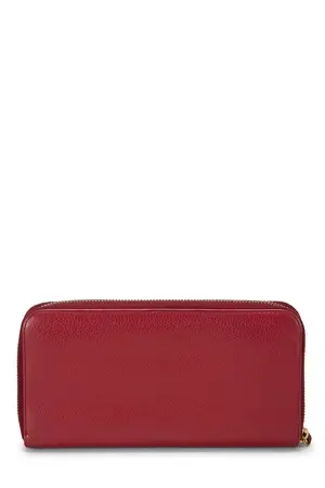 Prada Vitello Daino Zip Around Wallet