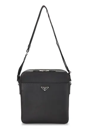 Prada Saffiano Messenger - Black