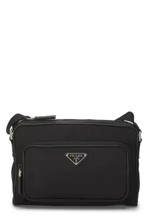 Prada Tessuto Messenger Bag - Black