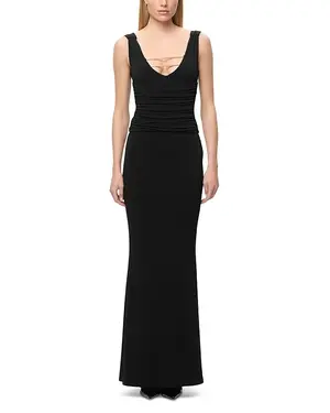 Herve Leger The Paulina Gown - Black