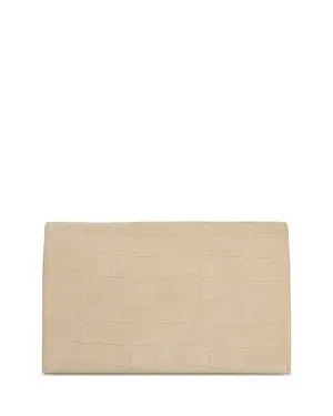 Vince Embossed Leather Wallet Crossbody