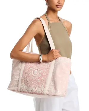 Aqua Bendita Embellished Large Tote