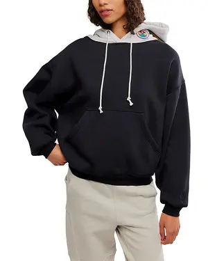 Free People Patch Hoodie