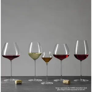 LUIGI BORMIOLI Sapienta Bordeaux Glasses, Set Of 2