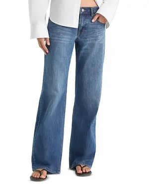 Good American Vintage Low Loose Jeans - Indigo