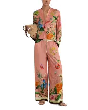 REISS Milos Wide Leg Pants