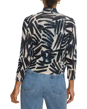 NIC+ZOE Painted Palms Bolero Cardigan