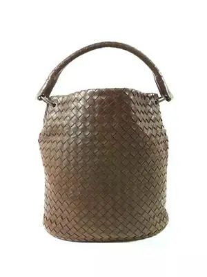 Bottega Veneta Intrecciato Bucket Bag - Brown
