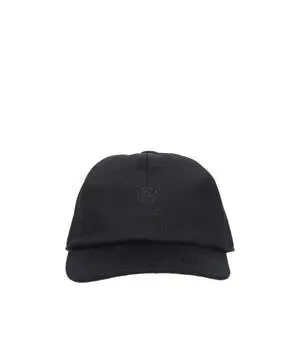 Loro Piana Logo Embroidered Baseball Cap - Black
