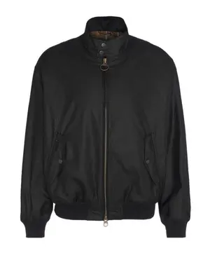 Barbour X Baracuta Ma-1 Harrington Jacket - Black