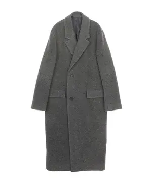 WOOYOUNGMI Long-sleeved Belted Overcoat - Grey
