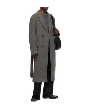 WOOYOUNGMI Long-sleeved Belted Overcoat