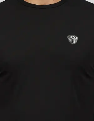 EA7 Long-sleeved T-shirt With Embossed Logo