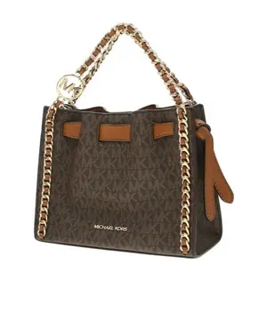 Michael Kors Mina Small Logo Chain Satchel Bag