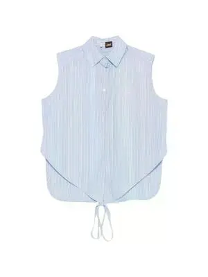 Loewe Striped Sleeveless Shirt - Blue