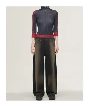 Adidas X Avavav Wide-leg Jeans